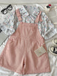 Sweet Heart Short Overalls (Pink) – Megoosta Fashion