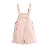 Sweet Heart Short Overalls (Pink) – Megoosta Fashion