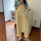 Spring Denim Overalls (Pastel Yellow) – Megoosta Fashion