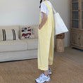 Spring Denim Overalls (Pastel Yellow) – Megoosta Fashion