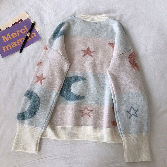 Moon & Star Sweater (3 Colors) – Megoosta Fashion