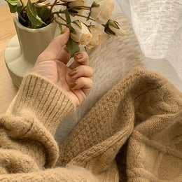 Macaron Cable Knit Sweater (6 Colors) – Megoosta Fashion